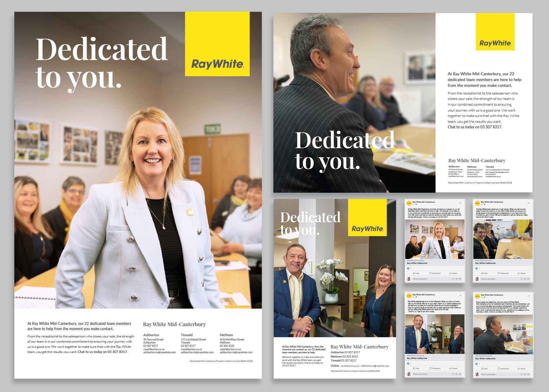 Ray White Ashburton - Team Branding - Pinnacle&Co. Ltd.