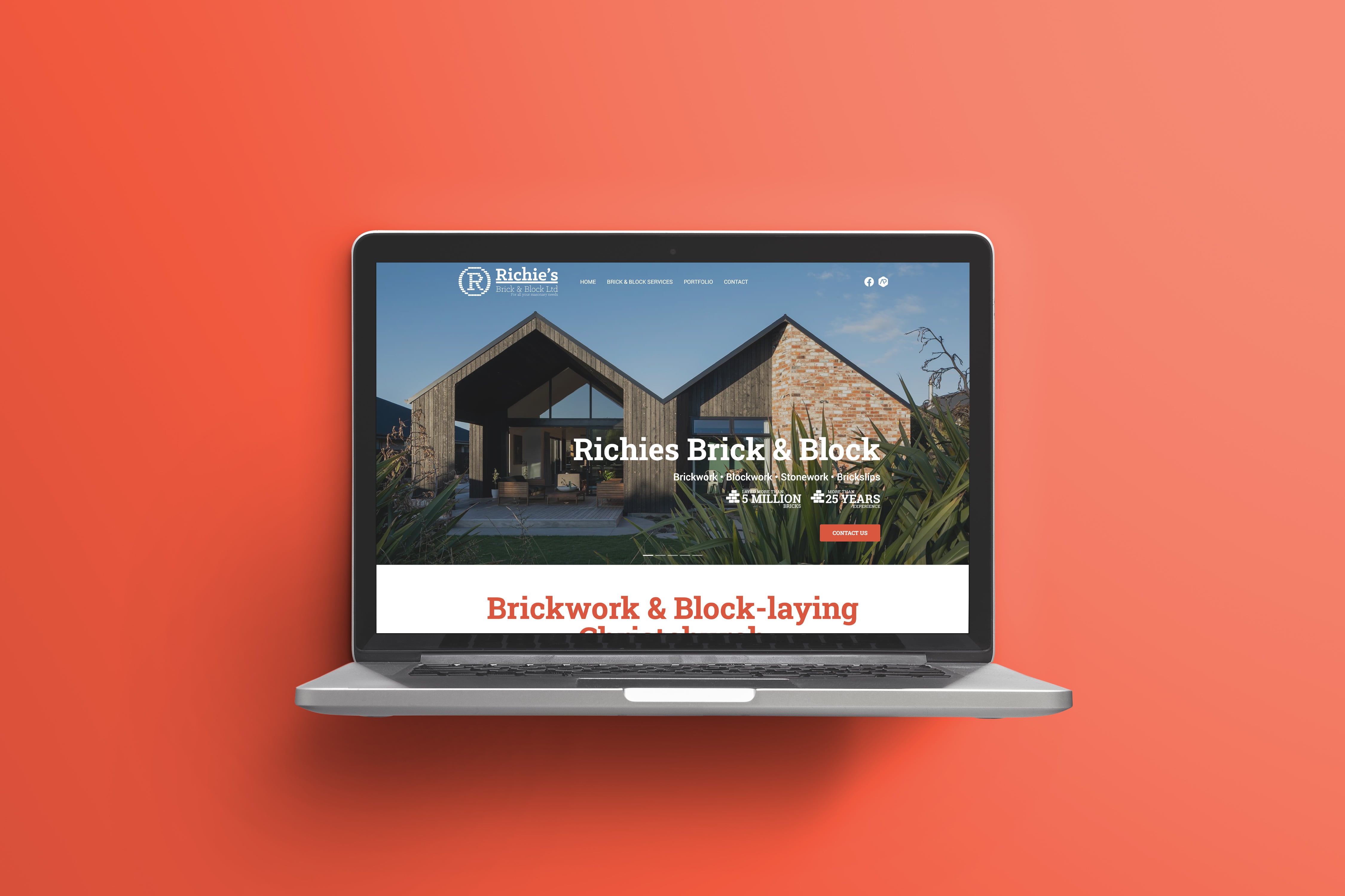 Richies Brick & Block - Website - Pinnacle&Co. Ltd.